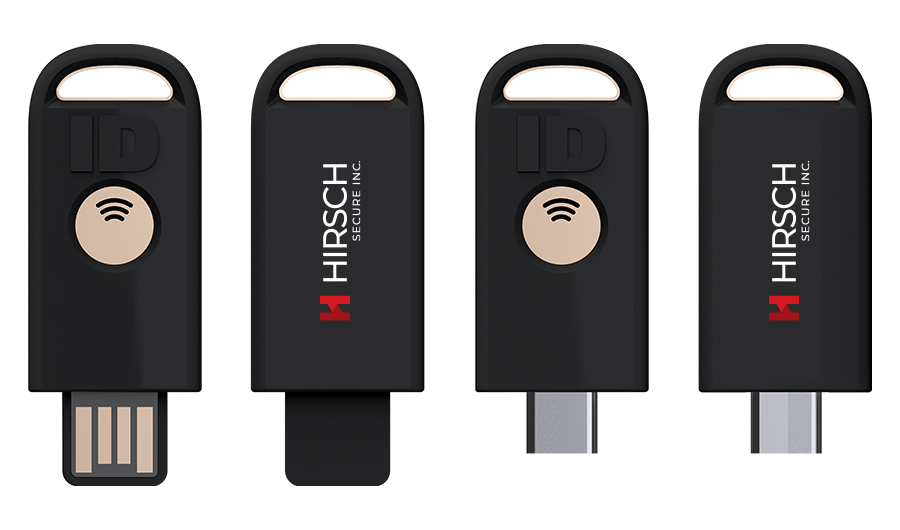 uTrust FIDO2 GOV Security Key (USB-A or USB-C) – Hirsch