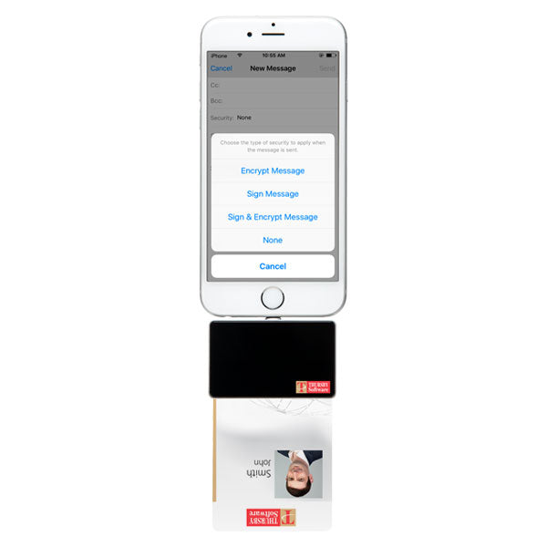 PKard Reader with Lightning Connector | CAC & PIV Card Reader – Hirsch